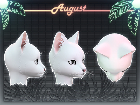 Second Life Marketplace - [• AUGUST •] - Katy cat (bento head)